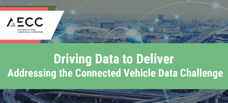 Driving Data to Deliver: Addressing the Connected Vehicle Data ...